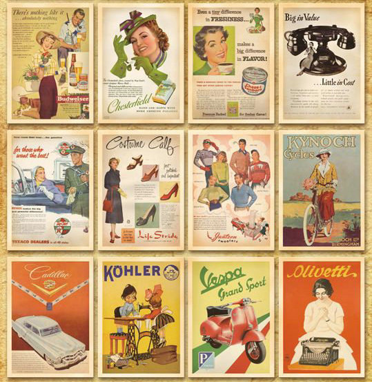 Postcard Set Of 32 - Vintage Ad on Luulla